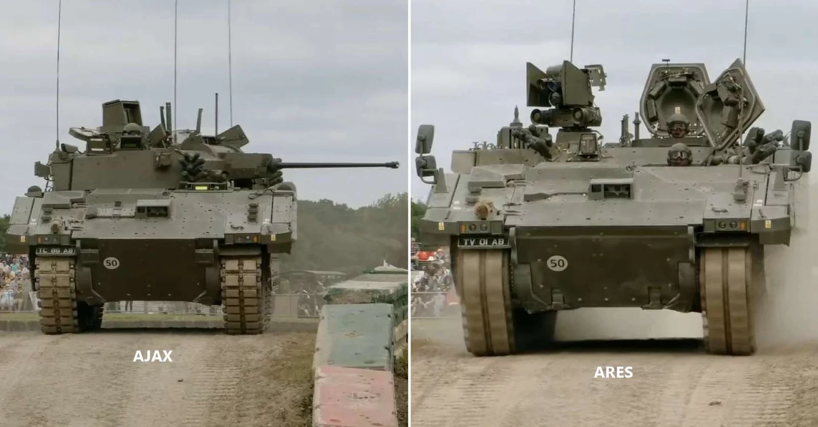 Майбутні бойові броньовані машини AJAX і ARES британської армії ...